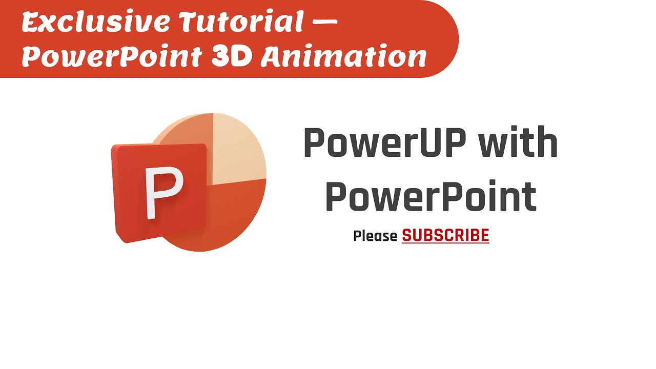 3.PowerPoint 3D logo Intro Animation #shorts - YouTube