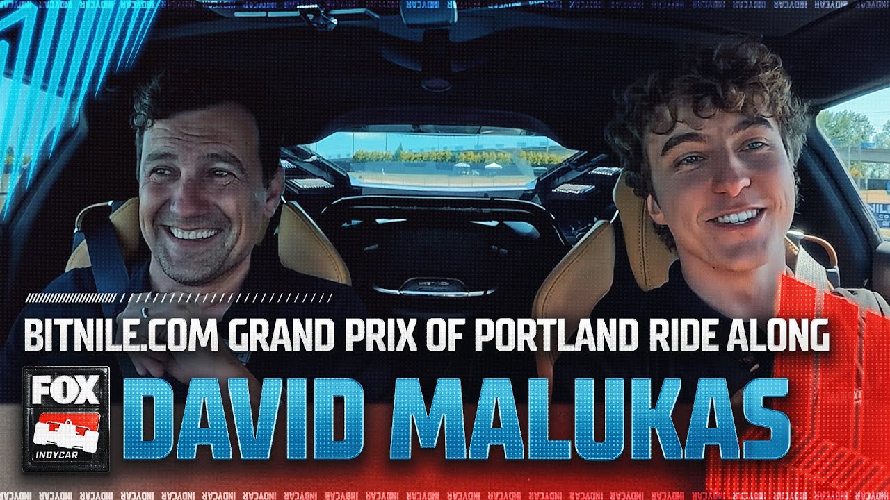 David Malukas takes Will Buxton around Portland International Raceway ...