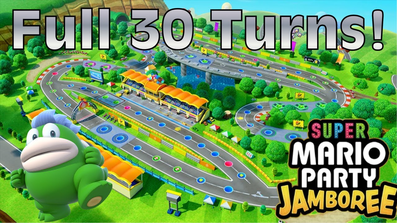 Roll ‘em Raceway - FULL 30 TURNS (Super Mario Party Jamboree) - YouTube