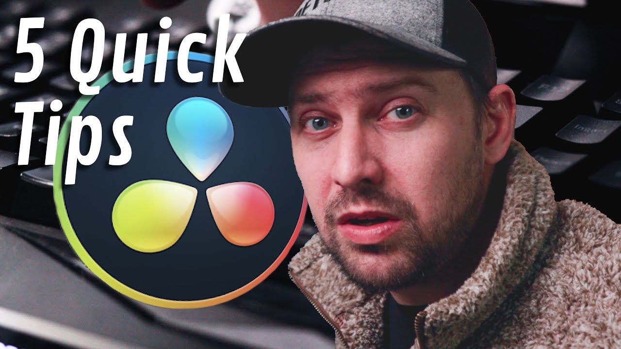 DaVinci Resolve - 5 Starter Tips for Editing - YouTube