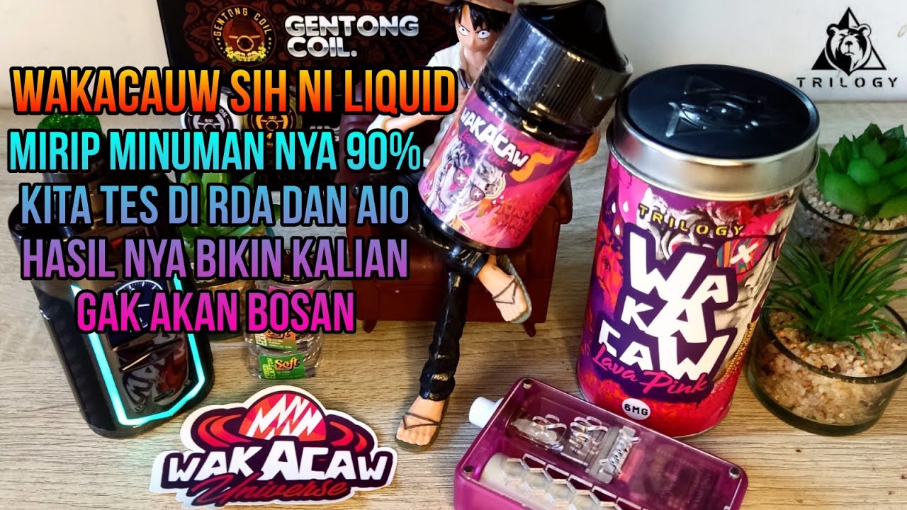 WAKACAW V3 LAVA PINK tes dengan 2 device hasil nya WAKACAW SERU ...