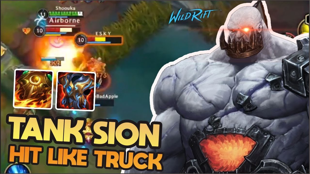 WILD RIFT : RANKED TANK SION = FREE LP - YouTube