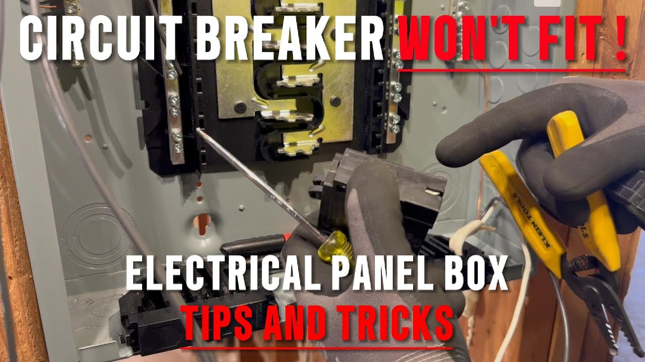 How To Change Or Replace A Circuit Breaker | Electrical Panel Upgrade ...