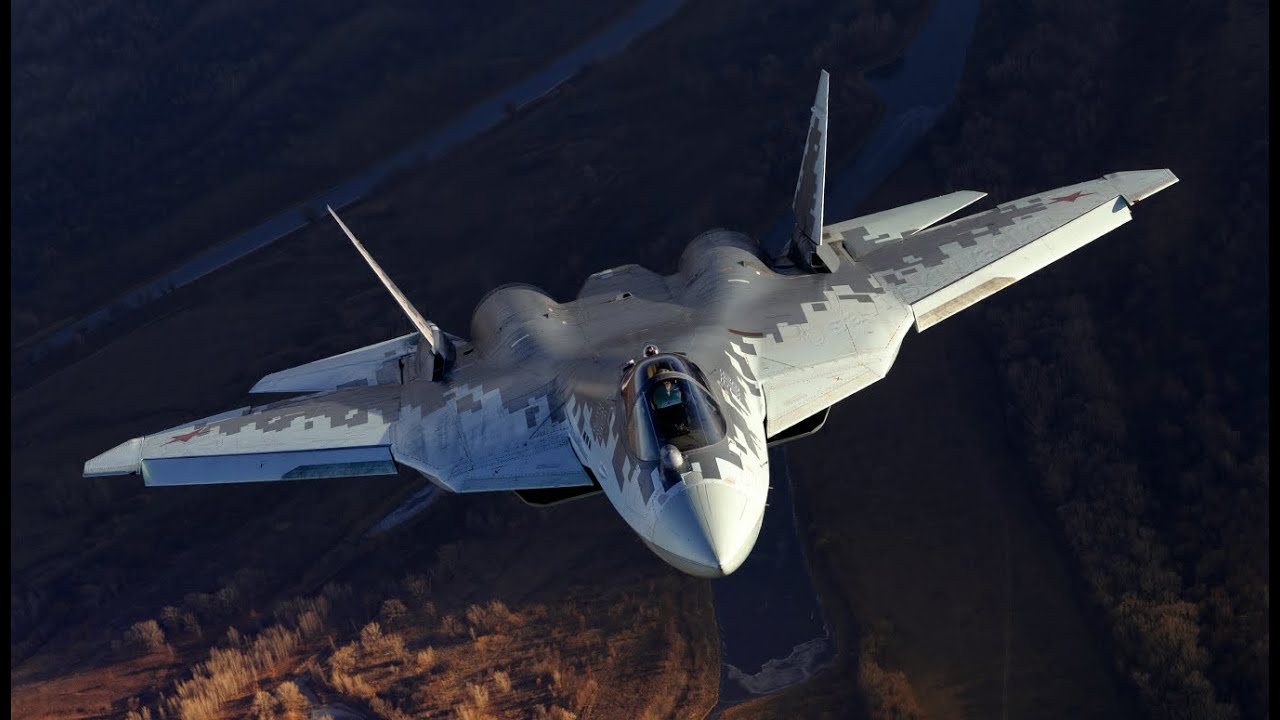 Su-57 scary sound - YouTube
