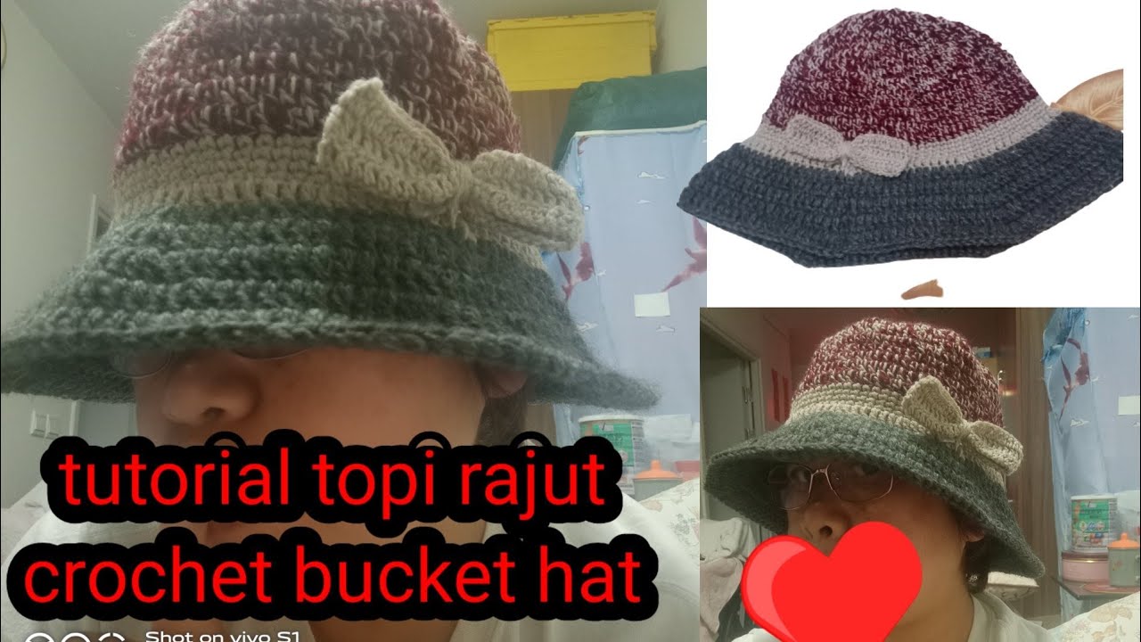 Tutorial membuat topi Rajut Simpel || easy crochet - YouTube