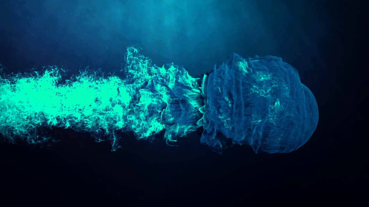 Particle Simulation Blue - YouTube