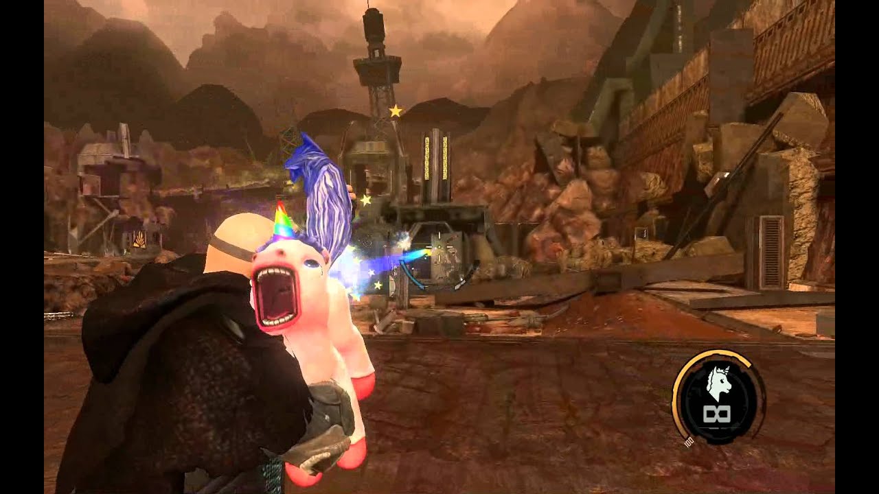 Red Faction Armageddon Pony Rainbow Fart - YouTube