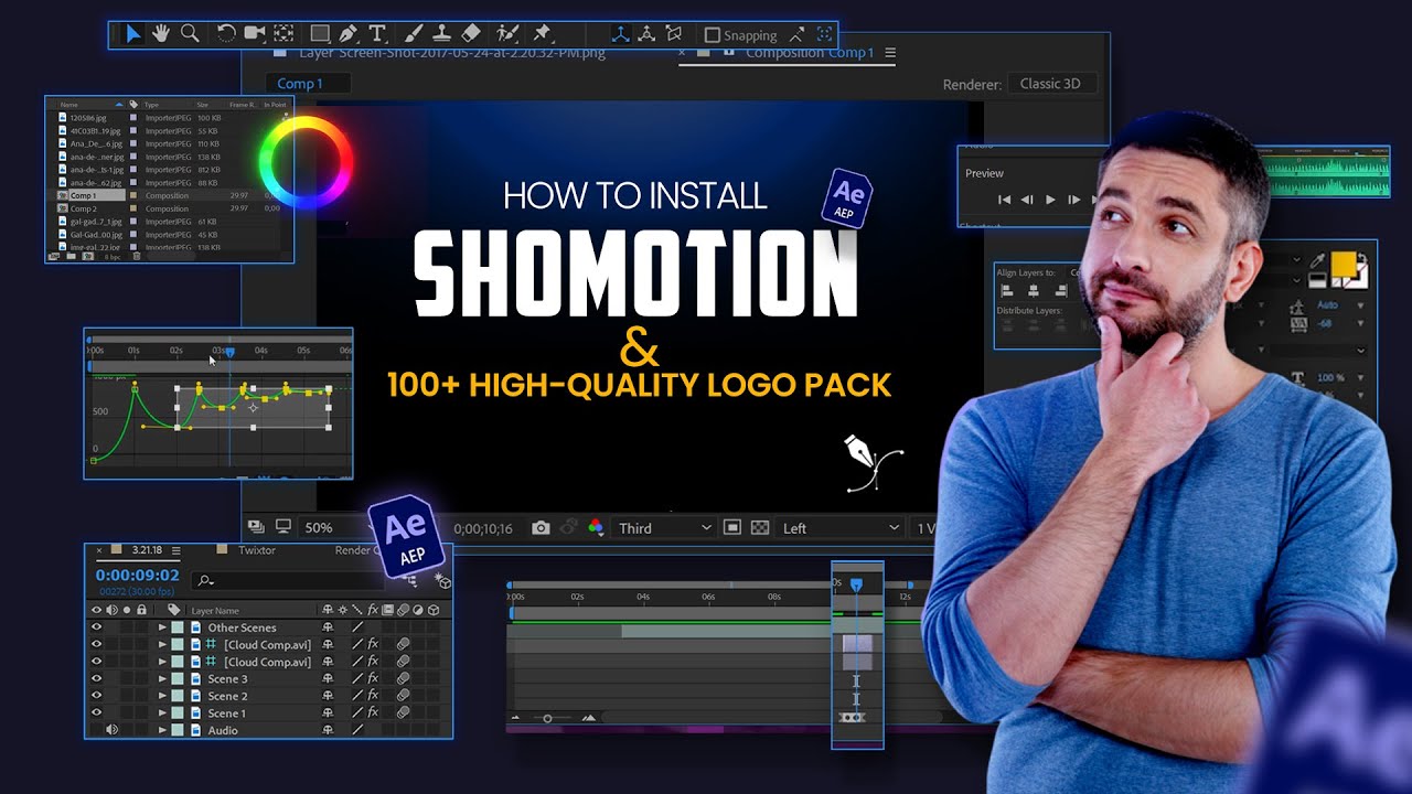 How to install shomotion and 100+ high-quality logo pack 😍👍#logo # ...