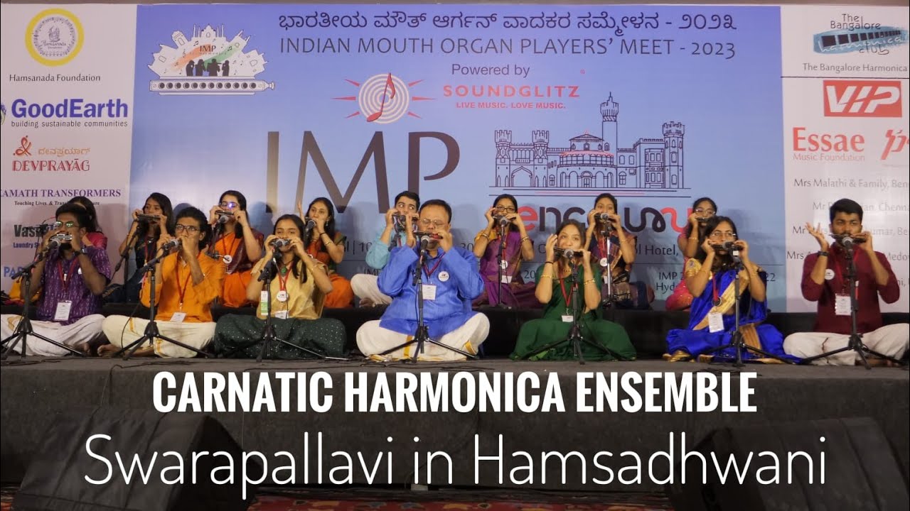 Carnatic Harmonica Ensemble | Hamsadhwani Swara Pallavi | Hamsanada ...