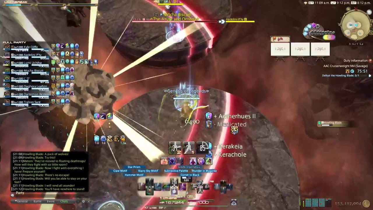 FFXIV - M8S P2 Prog - YouTube