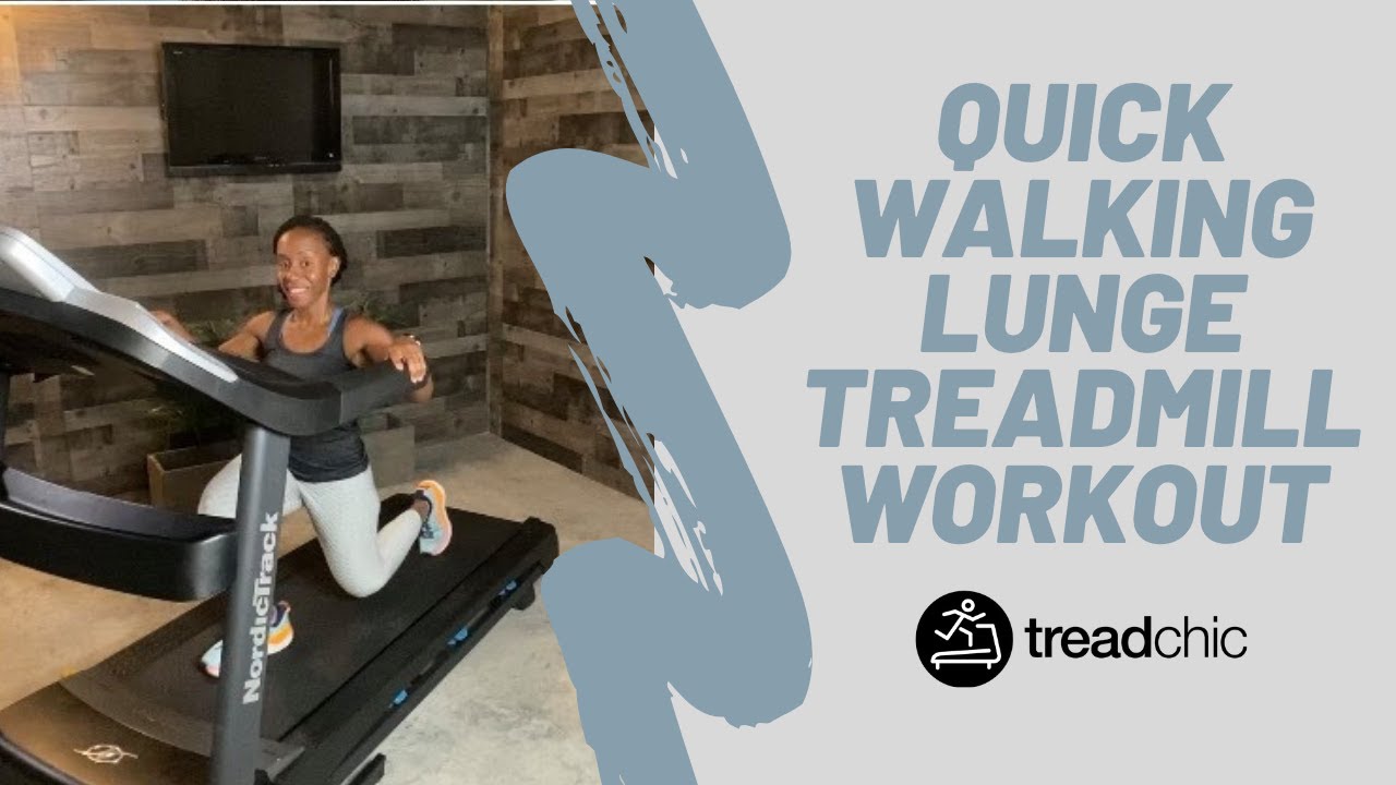 Walking Lunge and Sprints Treadmill Workout #treadmill # ...