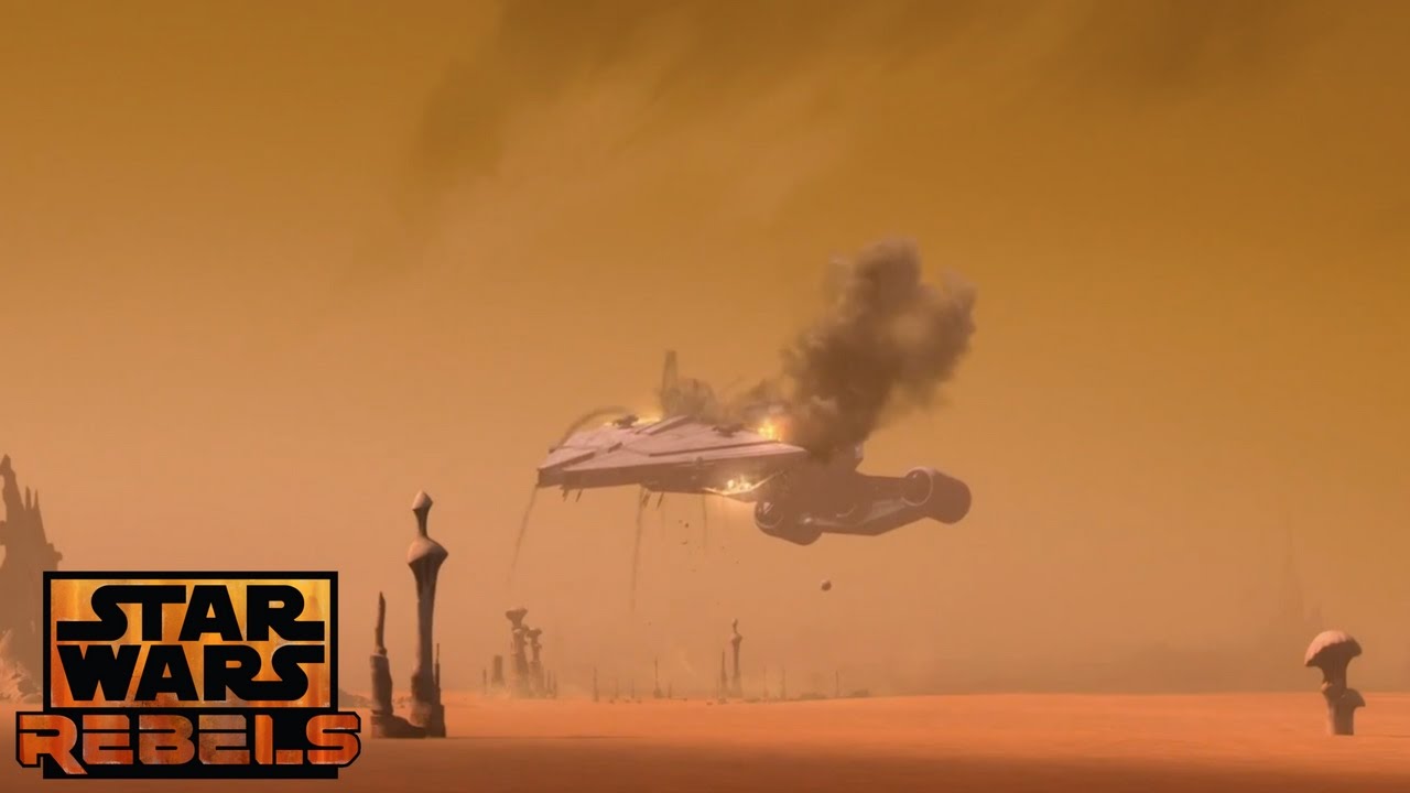 Star Wars Rebels: The Ghost Crew Leaving Geonosis - YouTube