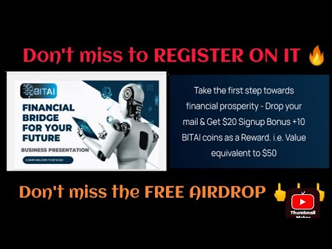 Another one VERY BIG OPPORTUNITY on BITAI🔥🔥🔥🚀🚀🚀 DON'T MISS THE FREE ...