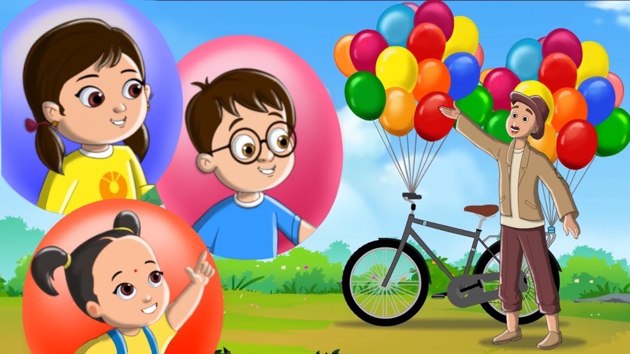 Gubbare Wala गुब्बारे वाला Part -4 I Balloon Song For Kids I Hindi ...