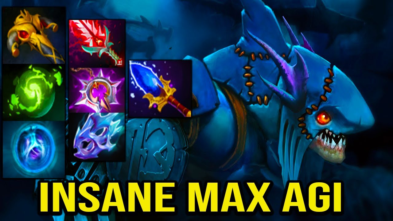 INSANE MAX AGI [ Slark ] - INTENSE TEAM FIGHT - DOTA 2 GAMEPLAY - YouTube