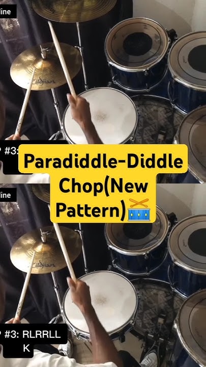 NEW Paradiddle-Diddle Drum Chop Pattern!#drums #drummer #drumming #drumlesson #shorts # ...