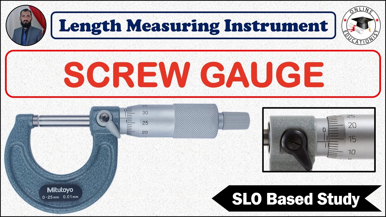 Screw Gauge | How To Use Micrometer Screw Gauge | Measurement by Screw ...