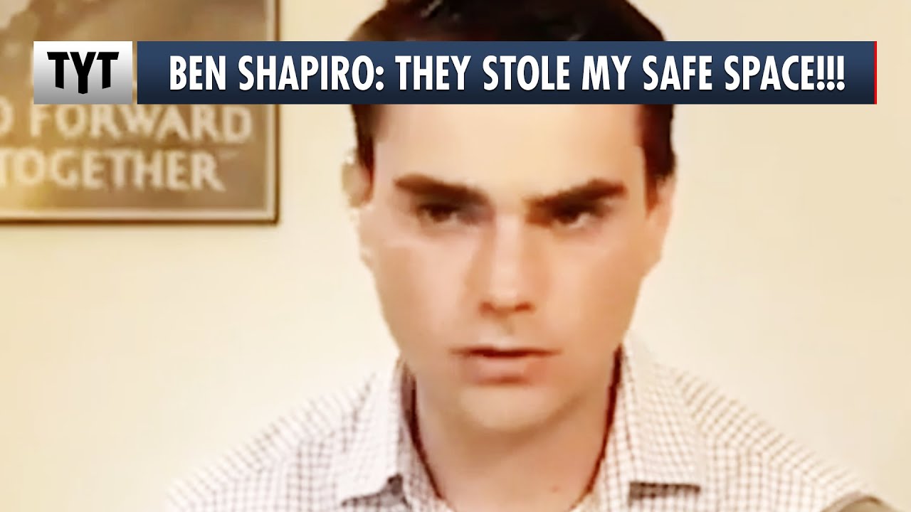 Ben Shapiro Crying Over The Loss of HIS Safe Space - YouTube