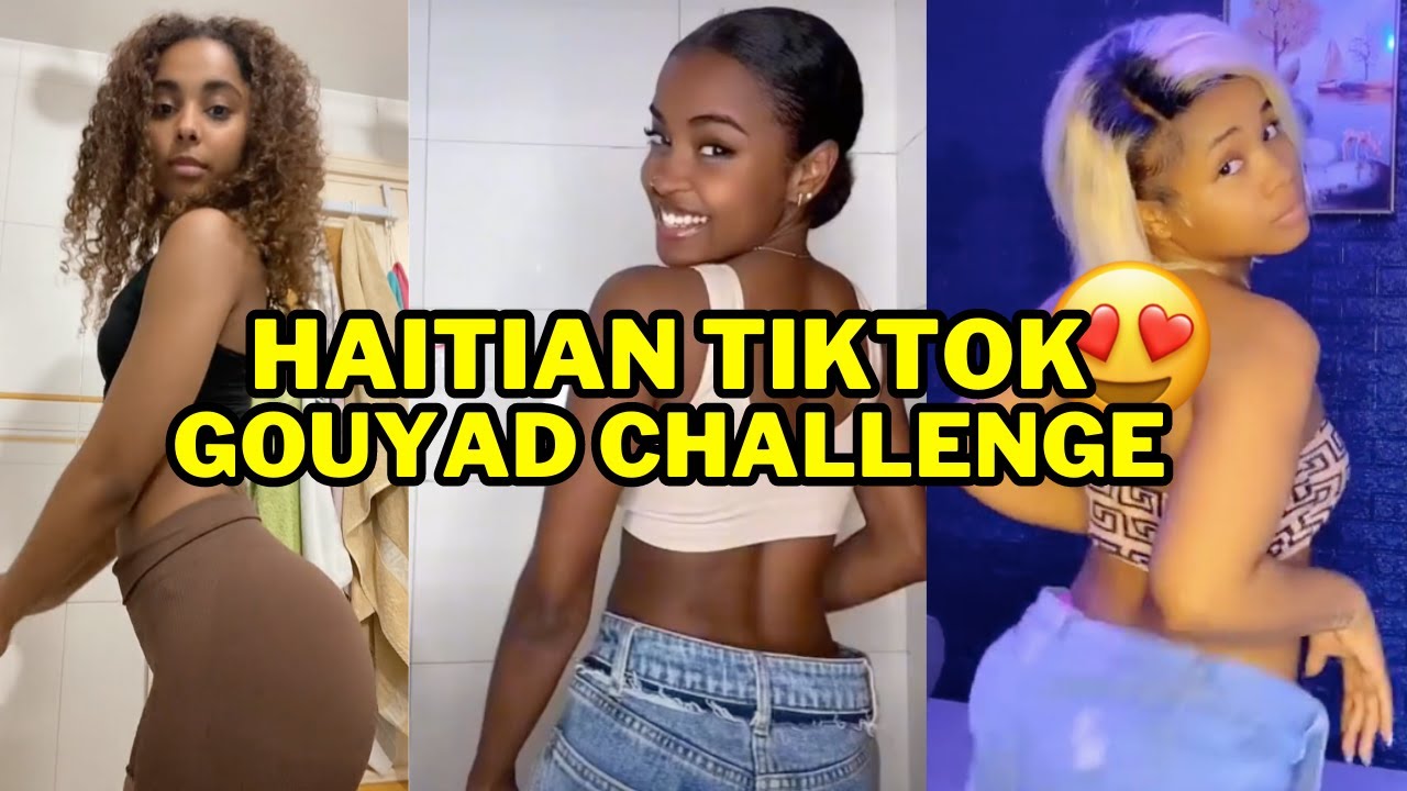 Haitian Tiktok Girls Gouyad Challenge | Kompa Dance - YouTube