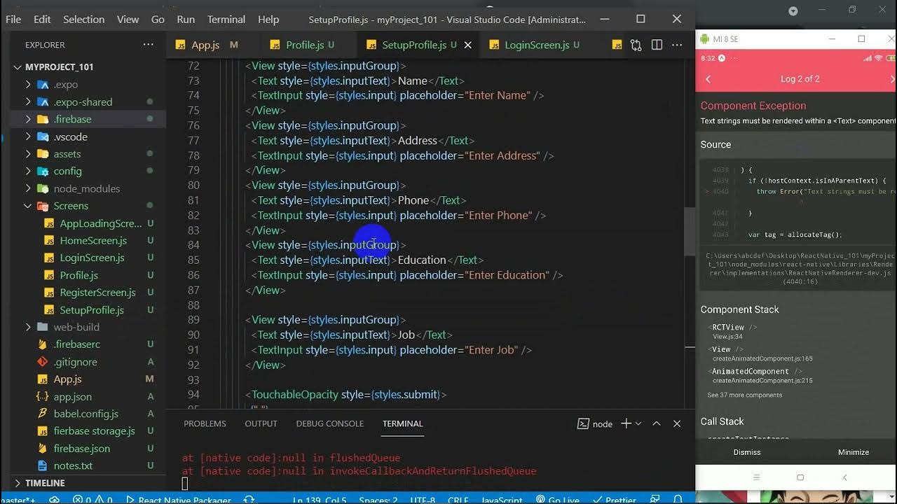ReactNative101 Part73 101Project fetchImageUri responseBlob uploadToStorage - YouTube