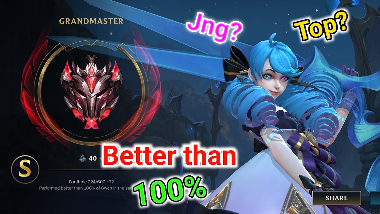 Wild Rift Gwen | THE BEST BUILD! | Quadrakill Gameplay | Patch 3.4 ...