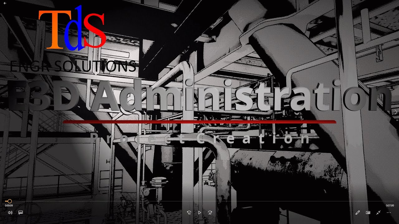 E3D Project Administration : Creating a new Project - YouTube