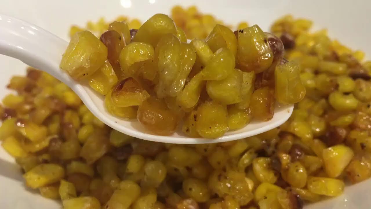 Roasted Frozen Corn - How To Roast Frozen Corn Kernels With Butter ...