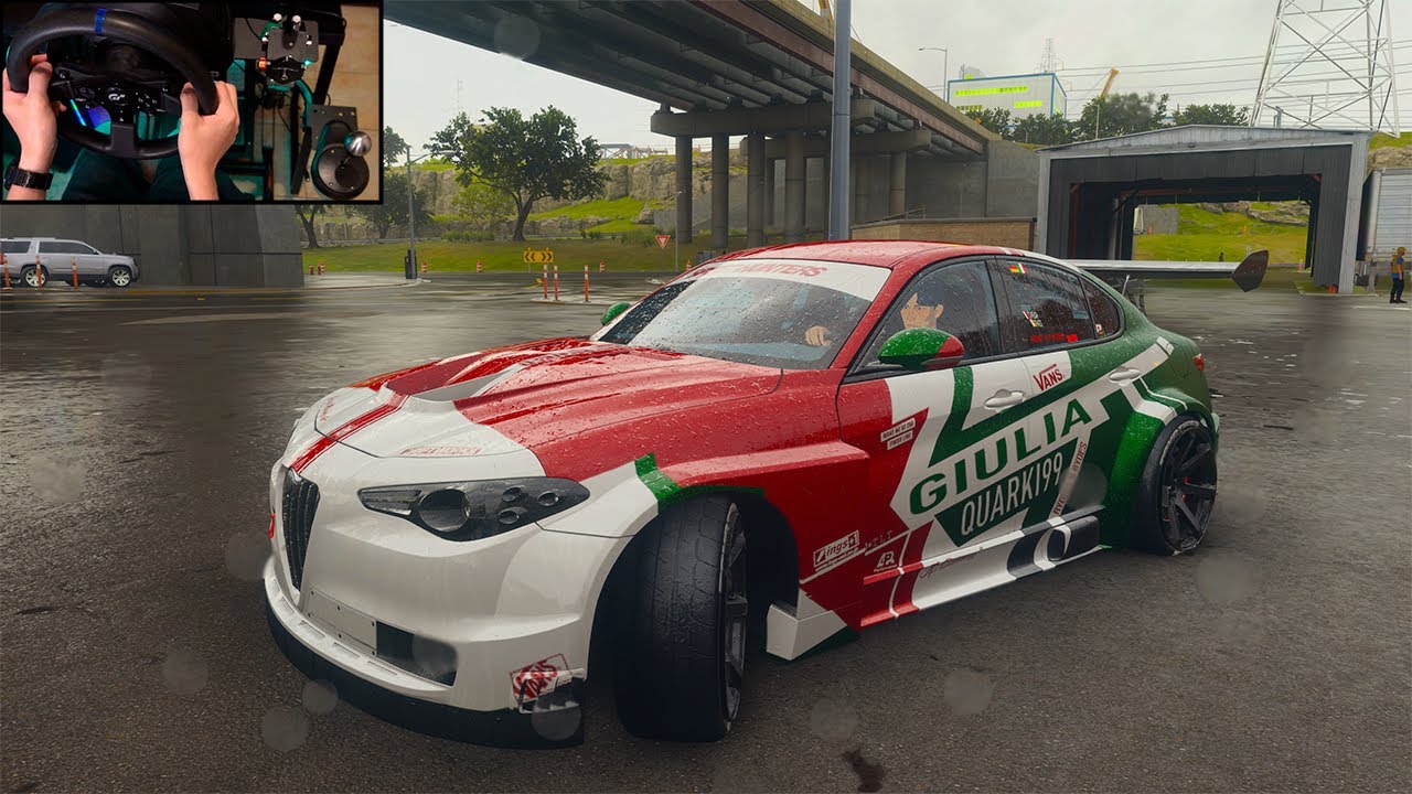 Alfa Romeo Giulia Quadrifoglio - NFS Unbound | Steering Wheel Gameplay ...
