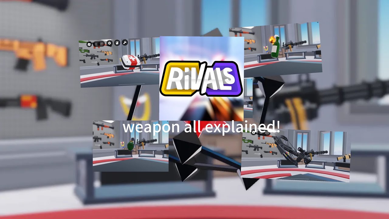 All weapons in Roblox RIVALS EXPLAINED - YouTube