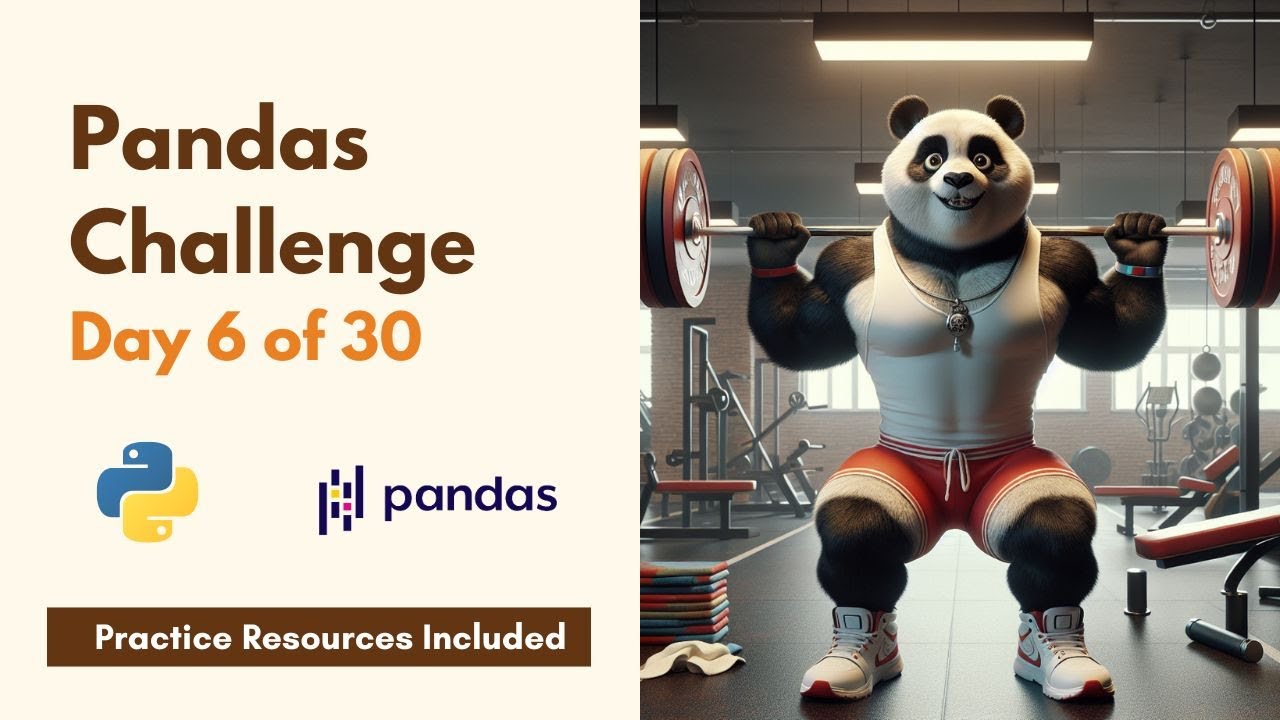 Pandas Library Challenge: Day 6 of 30 - YouTube