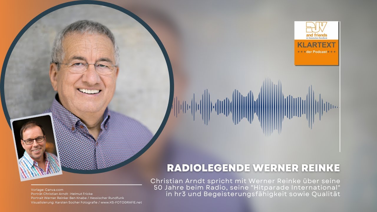 "DJV Klartext - Der Podcast" - Folge 003 mit Radiolegende Werner Reinke ...