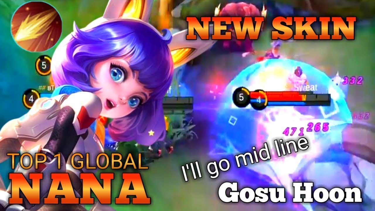 TOP 1 GLOBAL NANA - NANA NEW SKIN MECHA BABY GAMEPLAY - YouTube