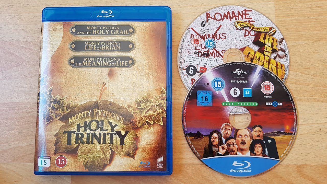 Monty Python's Holy Trinity Blu-ray DVD - YouTube