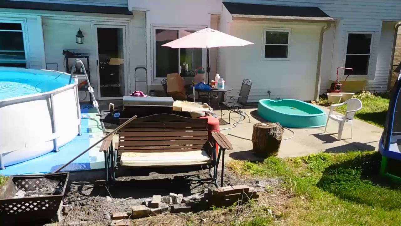 Setting Up A 14 X 42 Pool At My House YouTube
