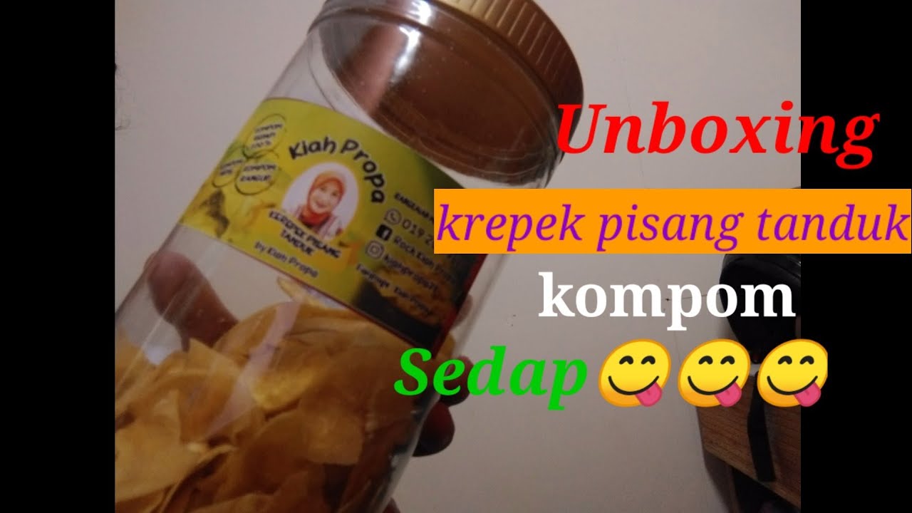 UNBOXING Rangkaian makanan Kiah propa - YouTube