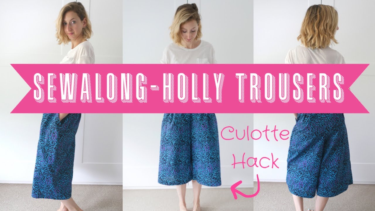 Sewalong | By Hand London Holly Trouser Hack | African Print Culottes ...