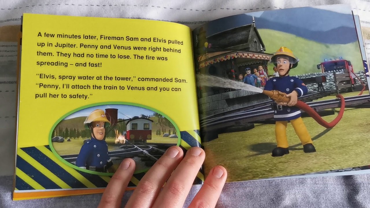 fireman sam water tower inferno - YouTube