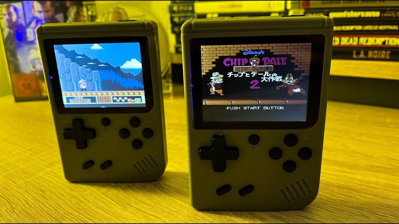 Retro Portable Mini Handheld Video Game Console - 500 Games in 1 - YouTube