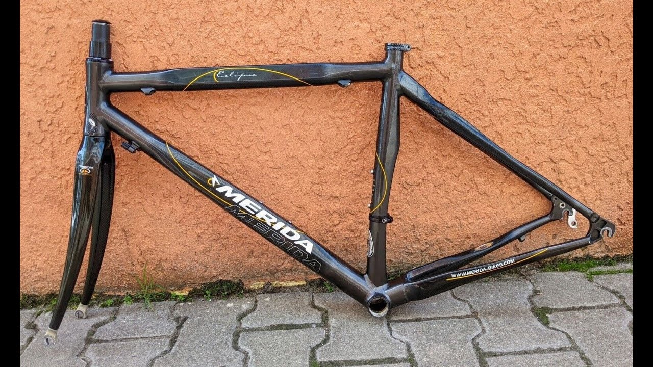 Merida Eclipse (700c) XXS 47 | alu-carbon frameset - YouTube