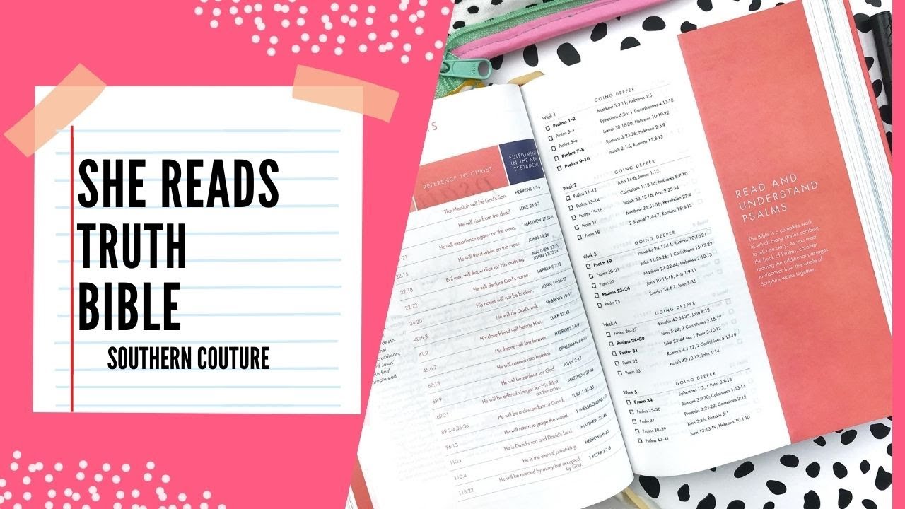 Review and Flip-Through of She Reads Truth Bible - YouTube