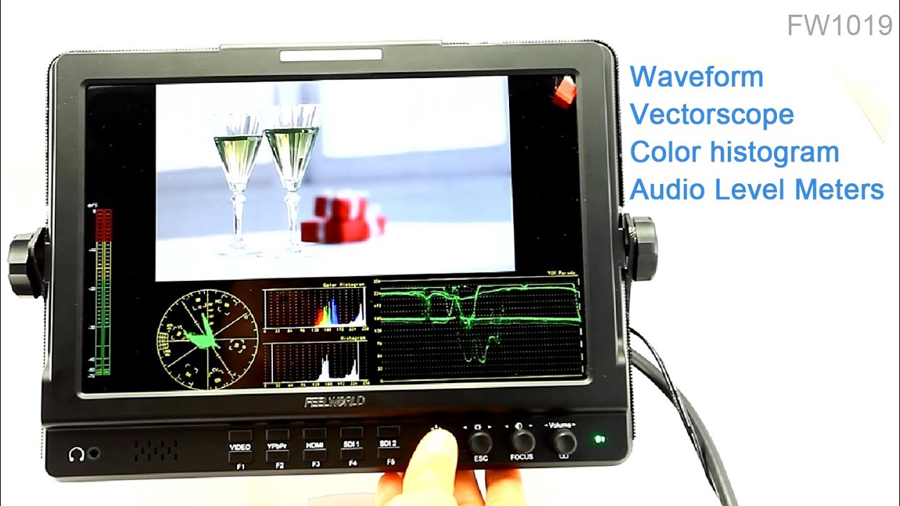 FEELWORLD FW1019 10.1 inch DSLR Cinemaography Monitor waveform ...