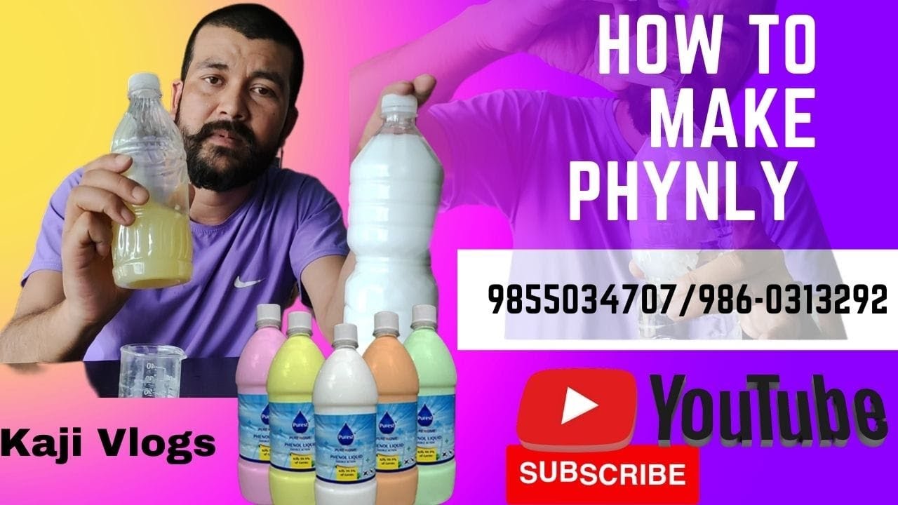 how to make phenyl at home easy step - YouTube