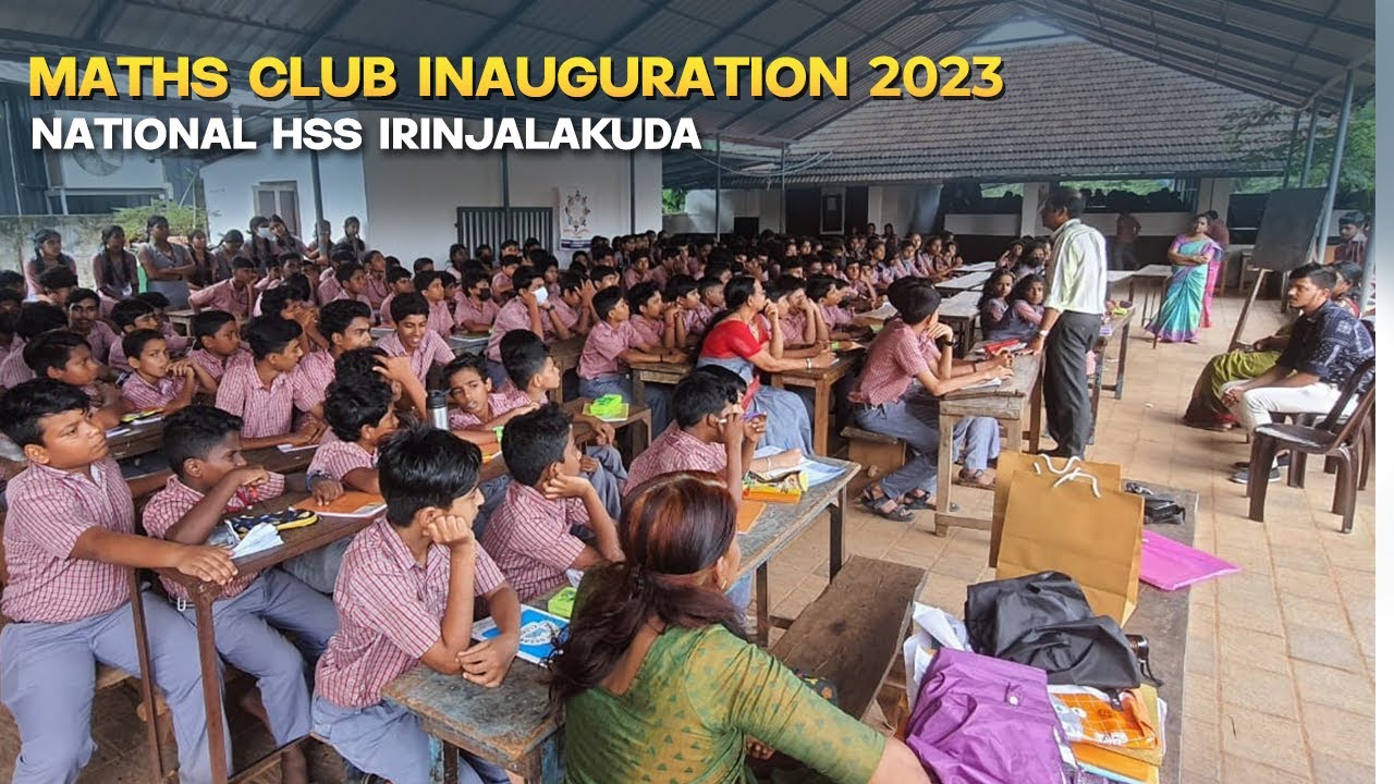 Maths Club Inauguration 2023| National HSS Irinjalakuda - YouTube