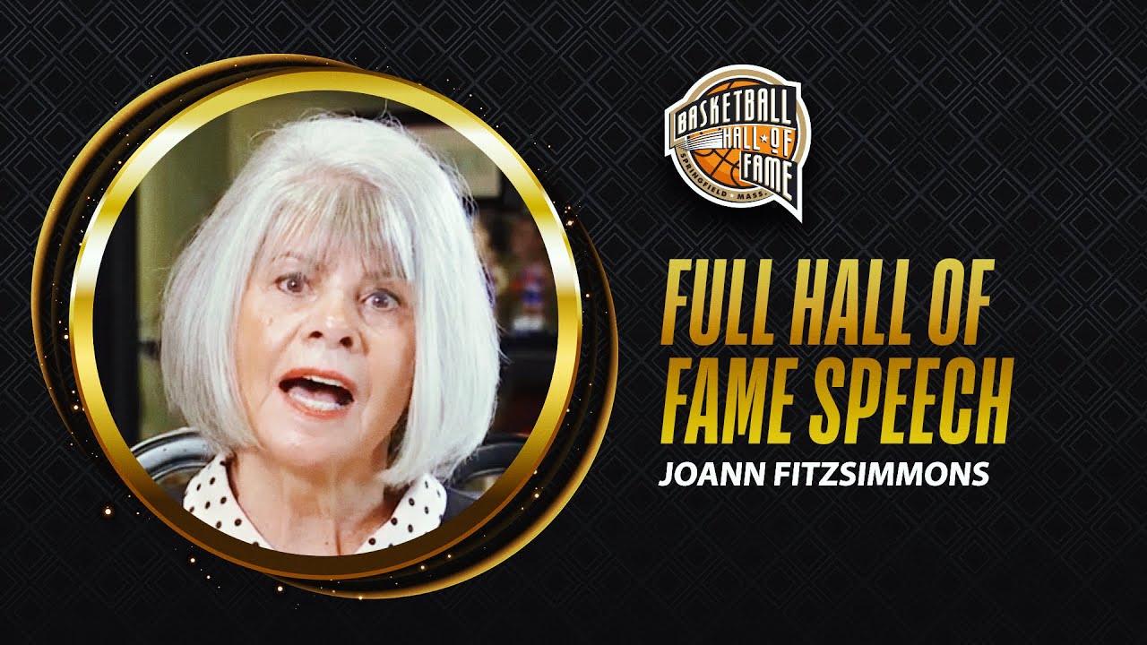 JoAnn Fitzsimmons | Hall of Fame Career Enshrinement Speech - YouTube