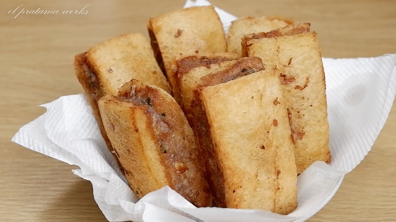 Resep MARTABAK TELUR ROTI TAWAR | Renyah Dan Gurih! - YouTube