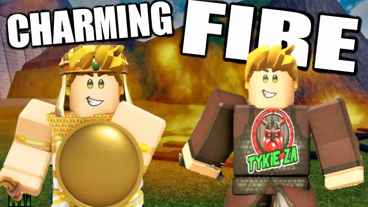 Roblox Warlords Most EPIC BATTLE Charm Fire Pit - YouTube