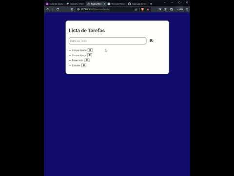 Lista de tarefas feito em JS, HTML e CSS - YouTube