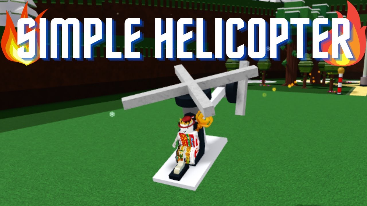 Roblox Build a Boat Simple Helicopter Mechanic Tutorial - YouTube