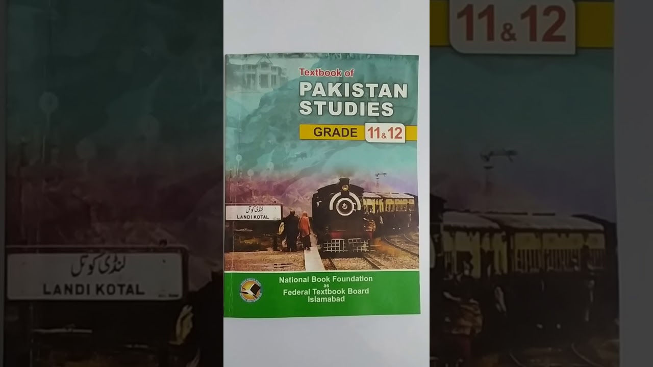2nd year Pakistan Studies Book - YouTube