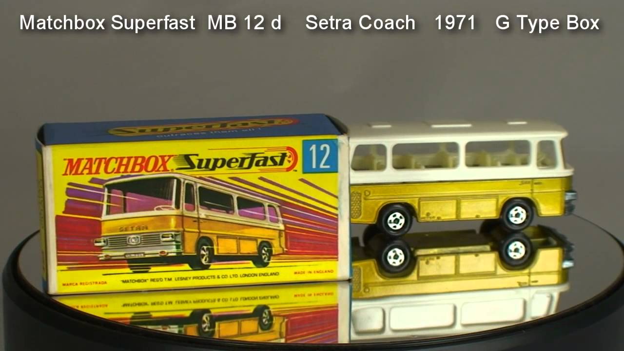 Matchbox 1971 Superfast MB 12 d Setra Coach #adultdiecast - YouTube